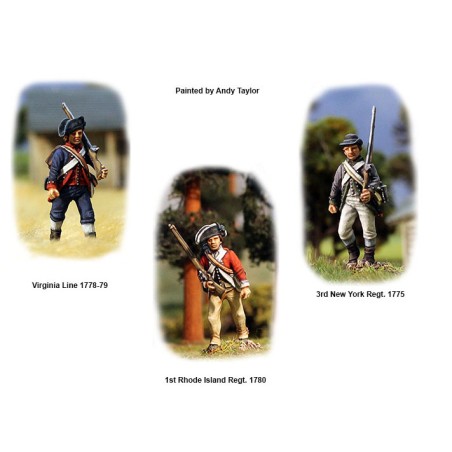 Perry Miniatures - American War of Independence Continental Infantry ...
