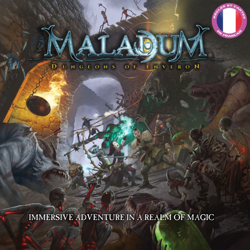 Maladum Dungeons of Enveron - Boîte de base (FR)