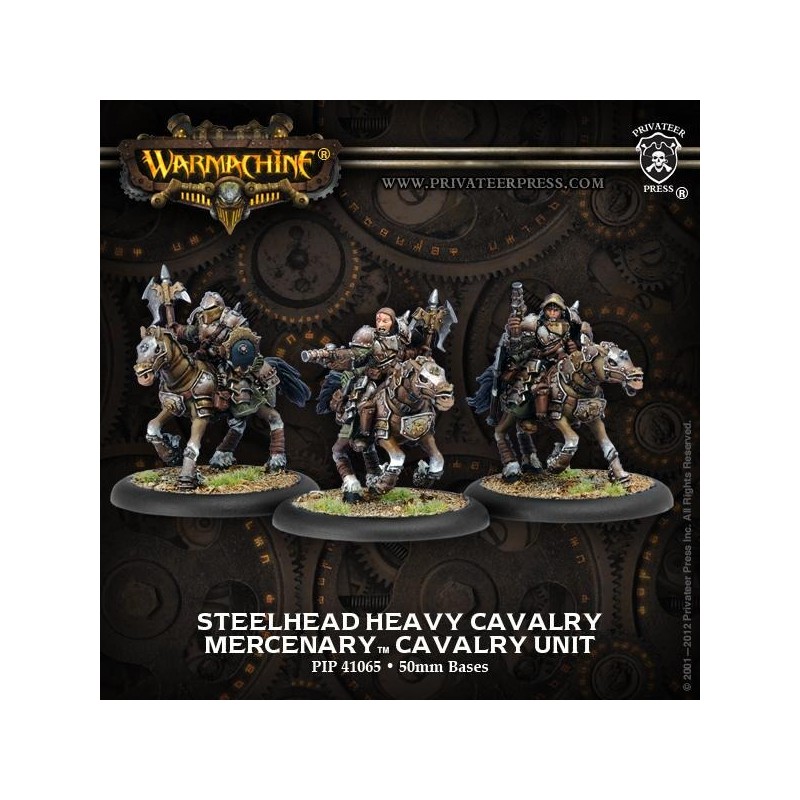 Warmachine - Mercenary - Steelhead Heavy Cavalry Unit