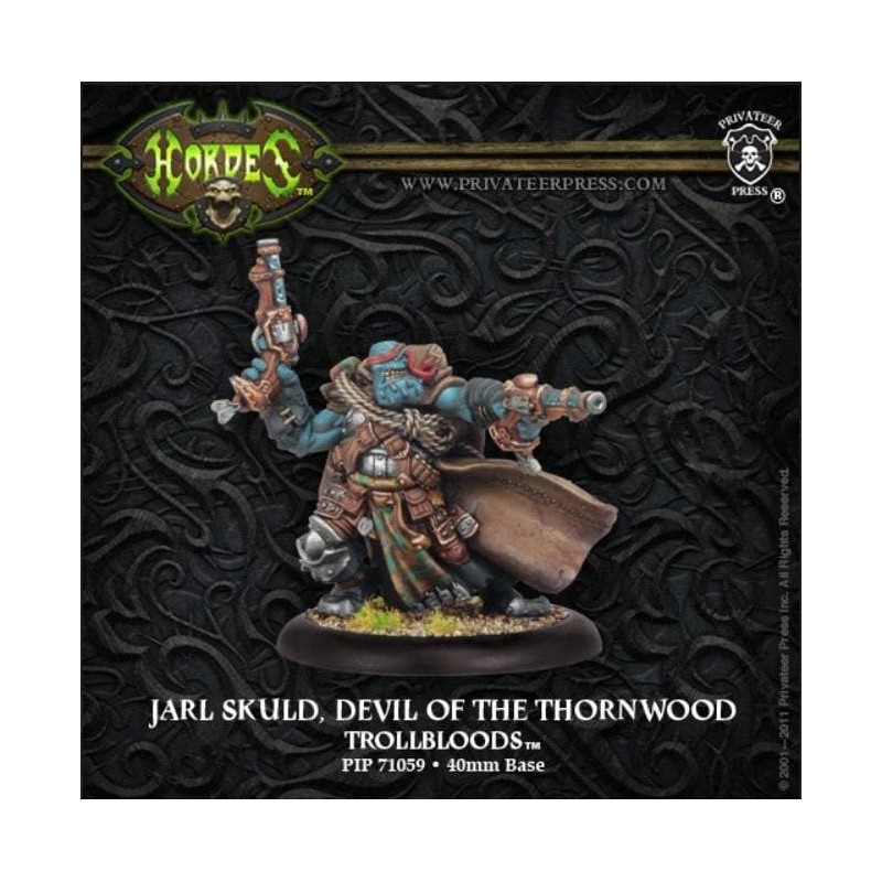 Warmachine - Hordes - Trollbloods - Jarl Skuld, Devil of the Thornwood