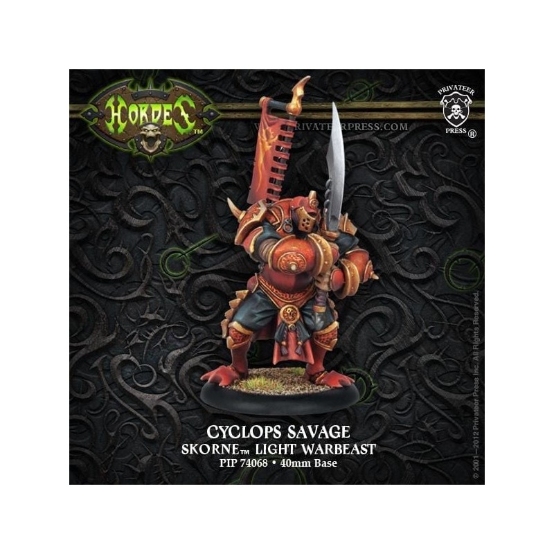 Warmachine - Hordes - Skorne - Cyclops Savage