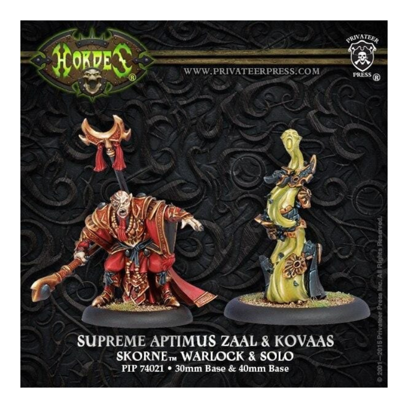 Warmachine - Hordes - Skorne - Supreme Aptimus Zaal & Kovaas