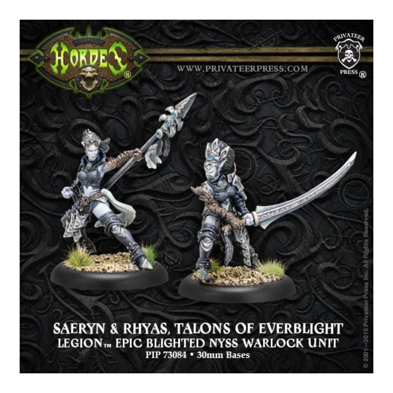Warmachine - Hordes - Legion of Everblight - Saeryn & Rhyas, Talons of ...